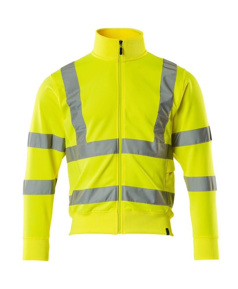Mascot High Vis Sweatshirt med lynlås - Arbejdstøj - Profil Design ...